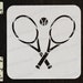 Tennis Racket Stencil, Tennis Ball Stencil - Etsy