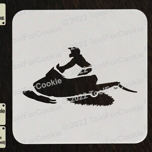 Snowmobiling Stencil - Etsy