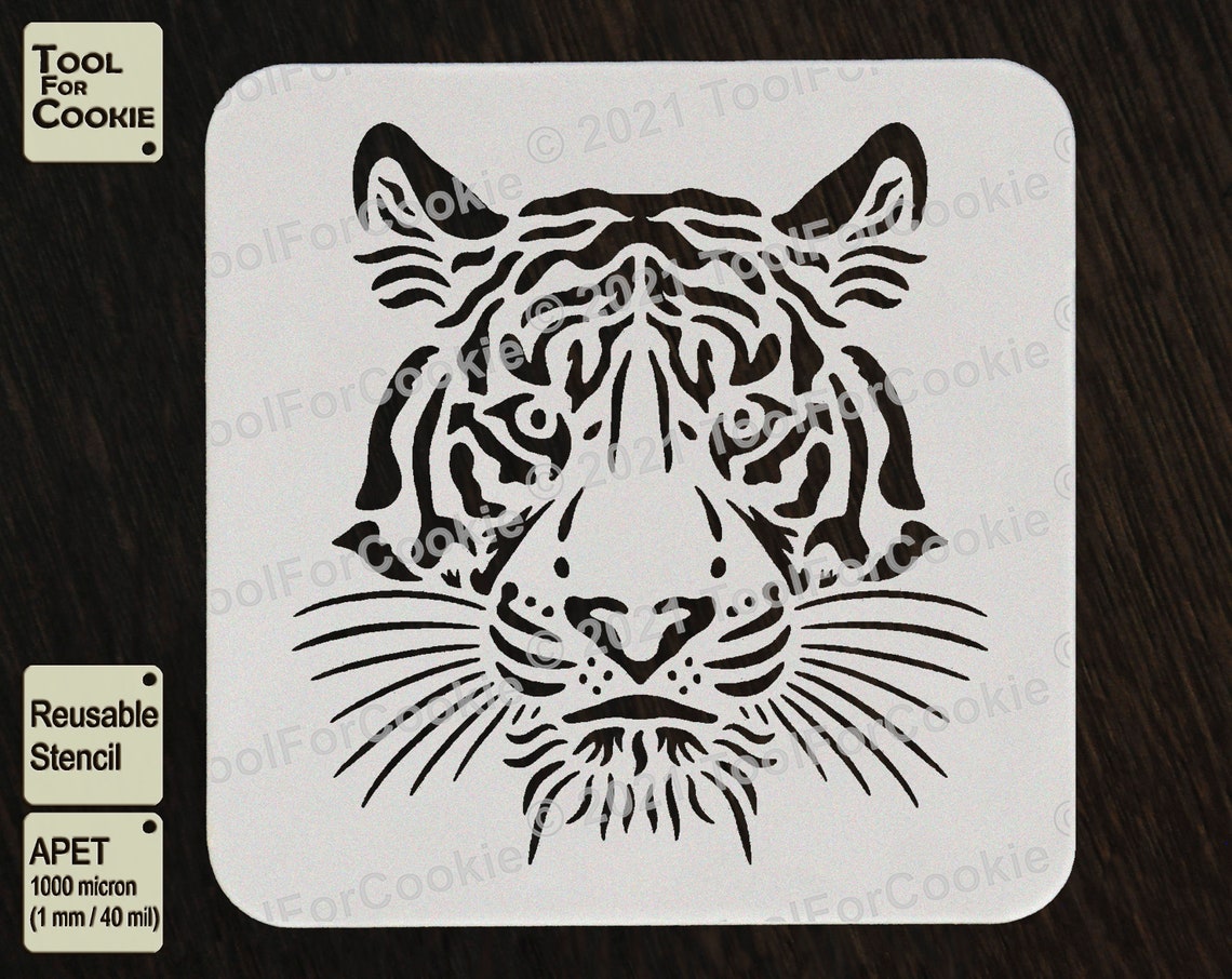 Tiger Stencil, Custom Stencil, Any Font, Any Design, Any Size, Stencils ...