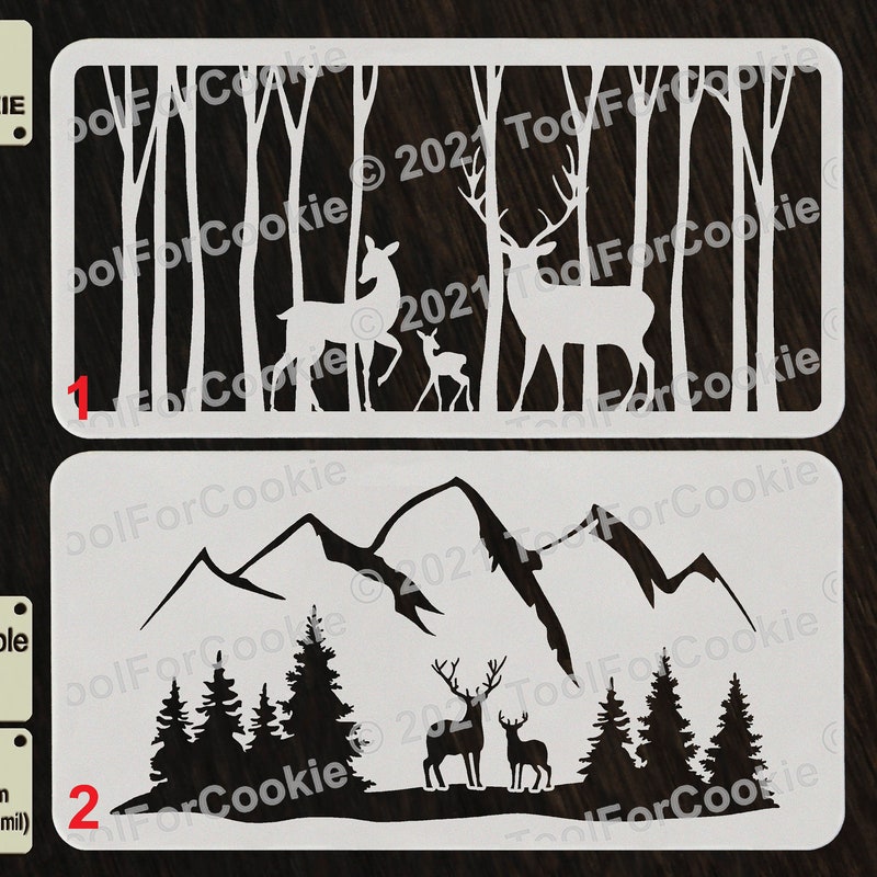 Deer Stencils - Etsy
