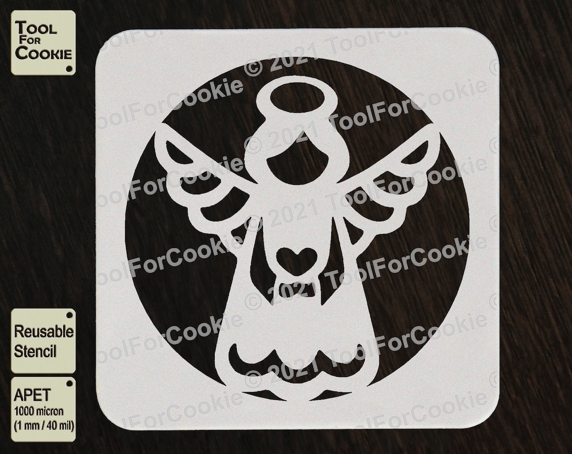 Angel Stencil - Etsy