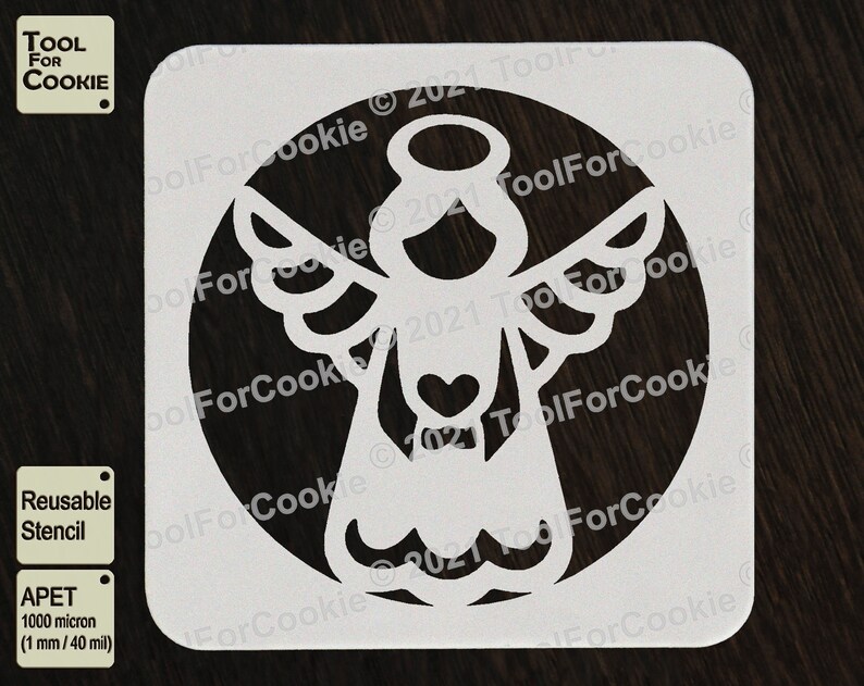Angel Stencil - Etsy
