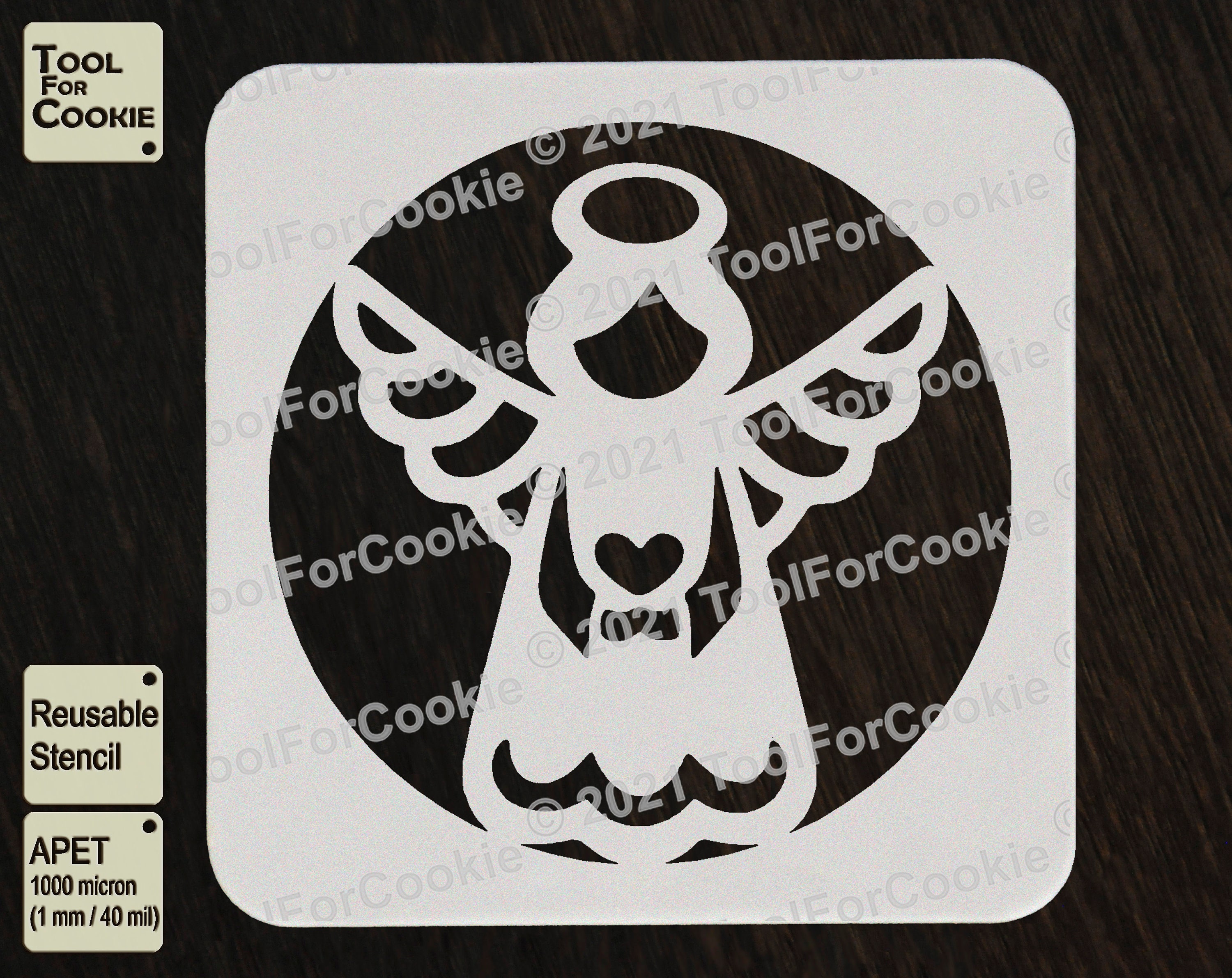 Angel Stencil - Etsy