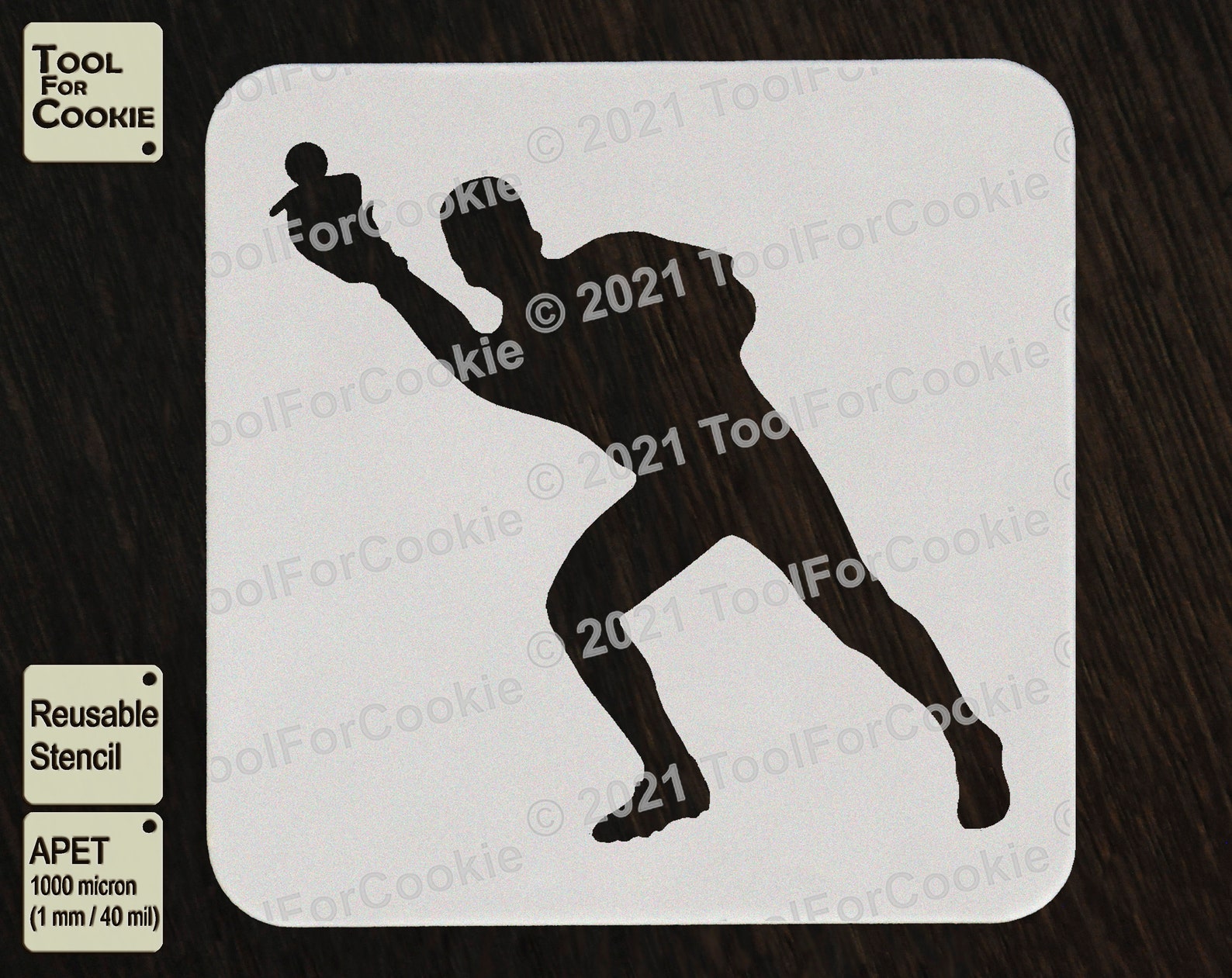 Baseball Stencil Baseball Player Stencil | Etsy