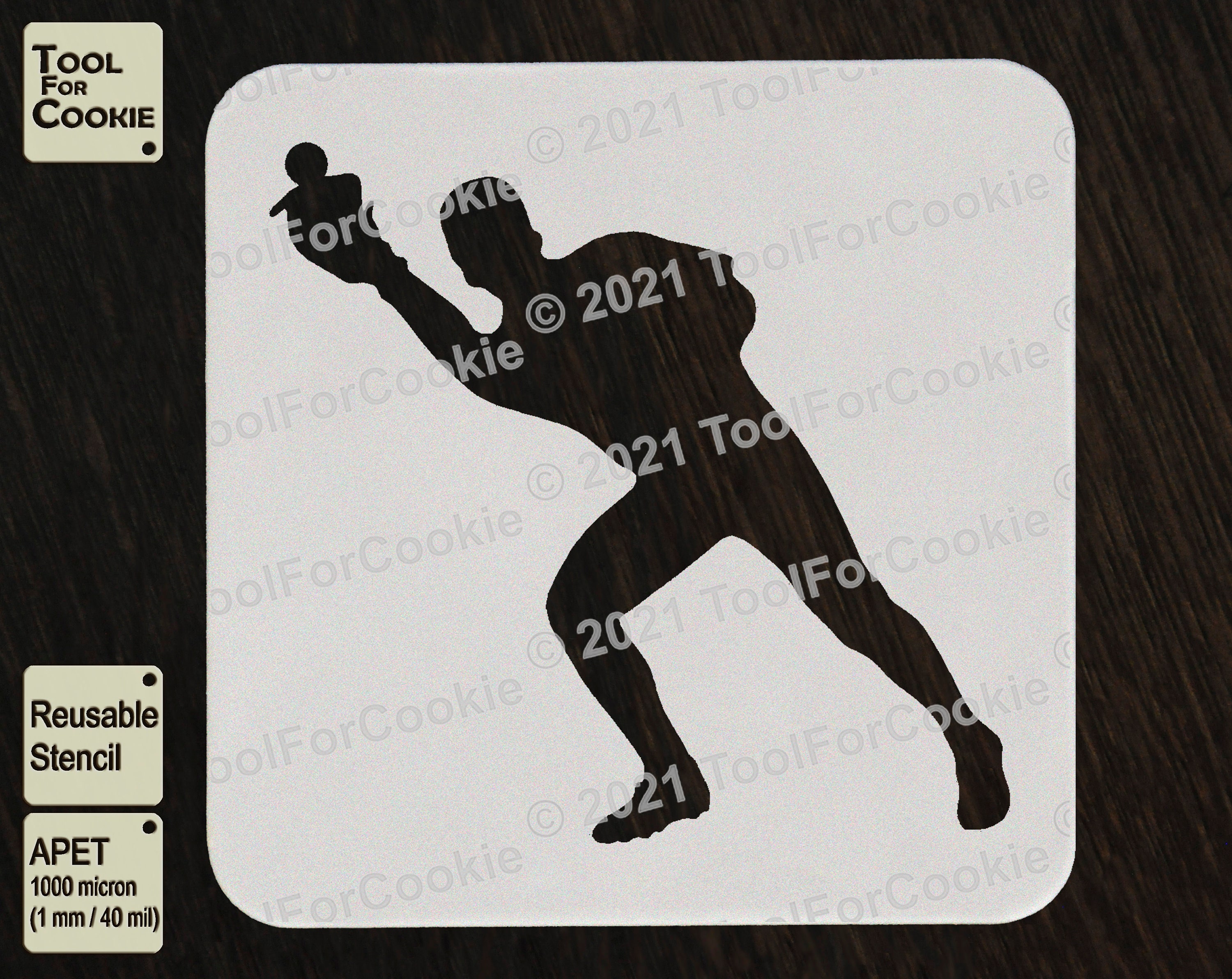 Baseball Stencil Baseball Player Stencil - Etsy Australia