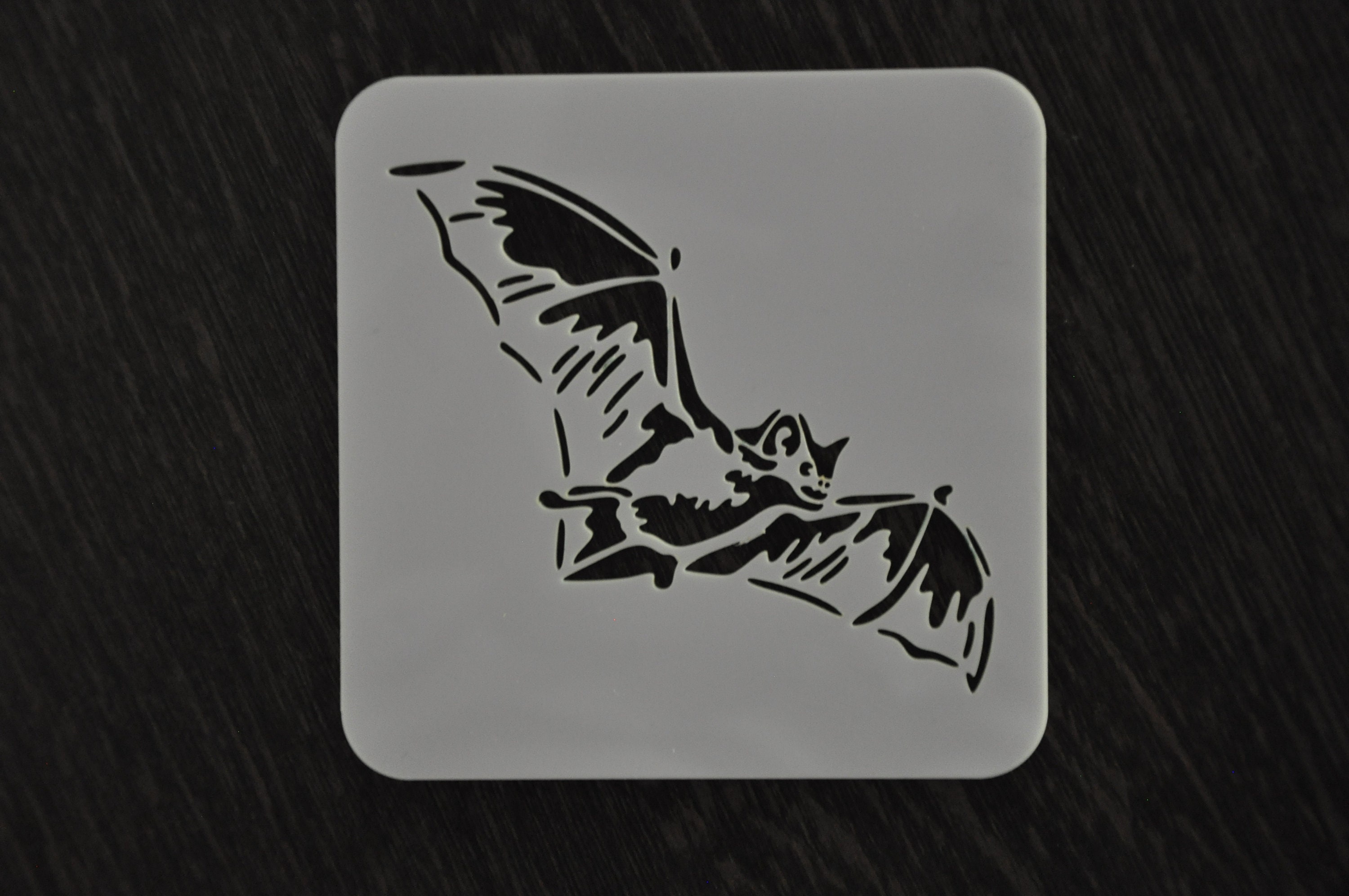 Bat Stencil Custom Stencil Any Font Any Design Any Size | Etsy