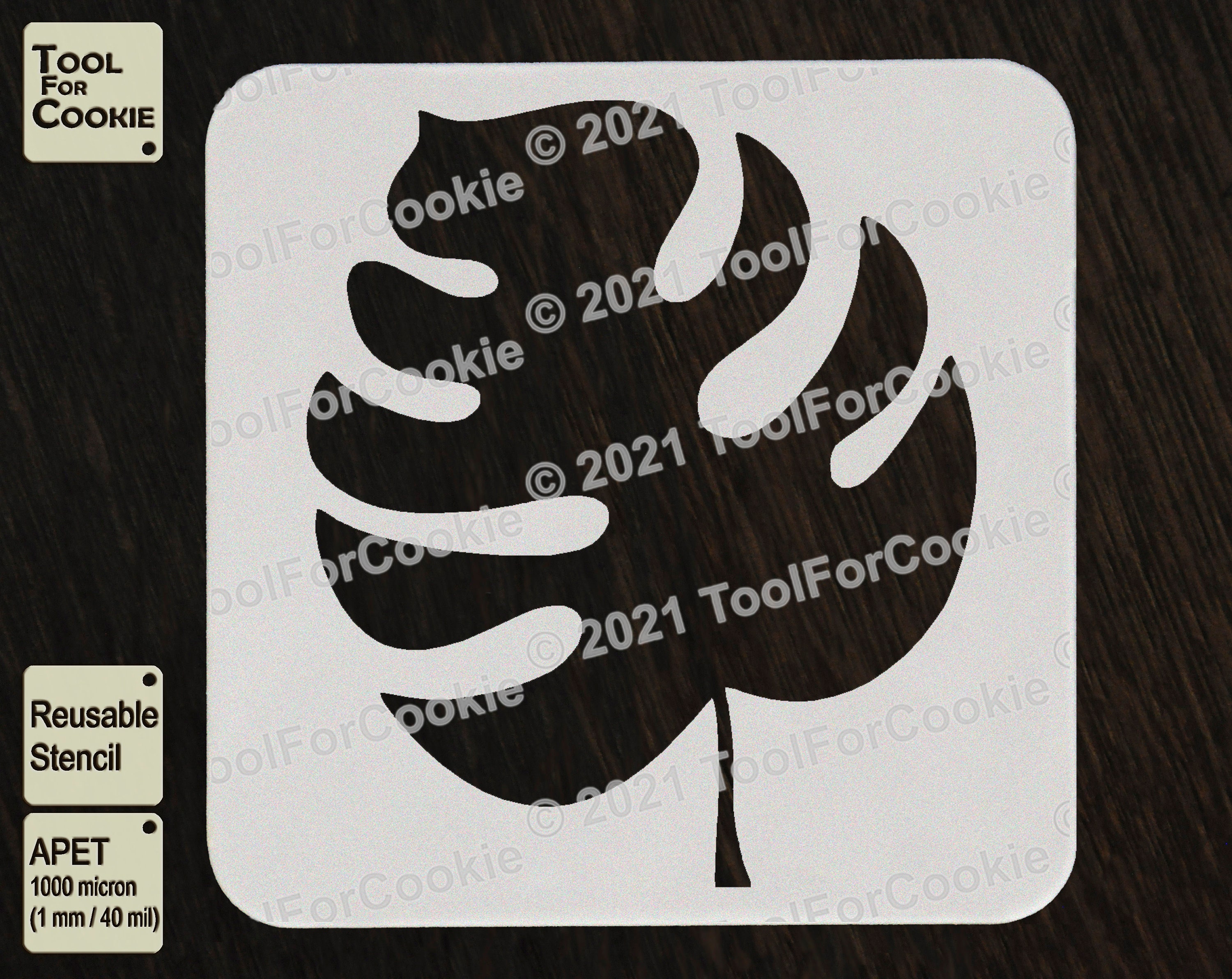 Tropical Leaves Stencils Custom Stencil Any Font Any - Etsy