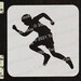 Athletes Stencil, Running Men Stencil - Etsy