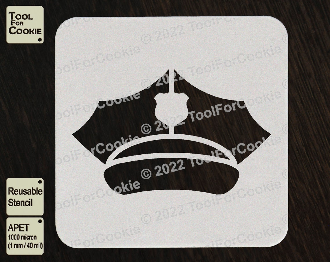 Police Symbol Stencil | Etsy