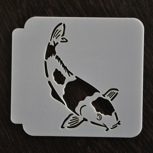 Koi Fish Stencil Custom Stencil Any Font Any Design Any - Etsy
