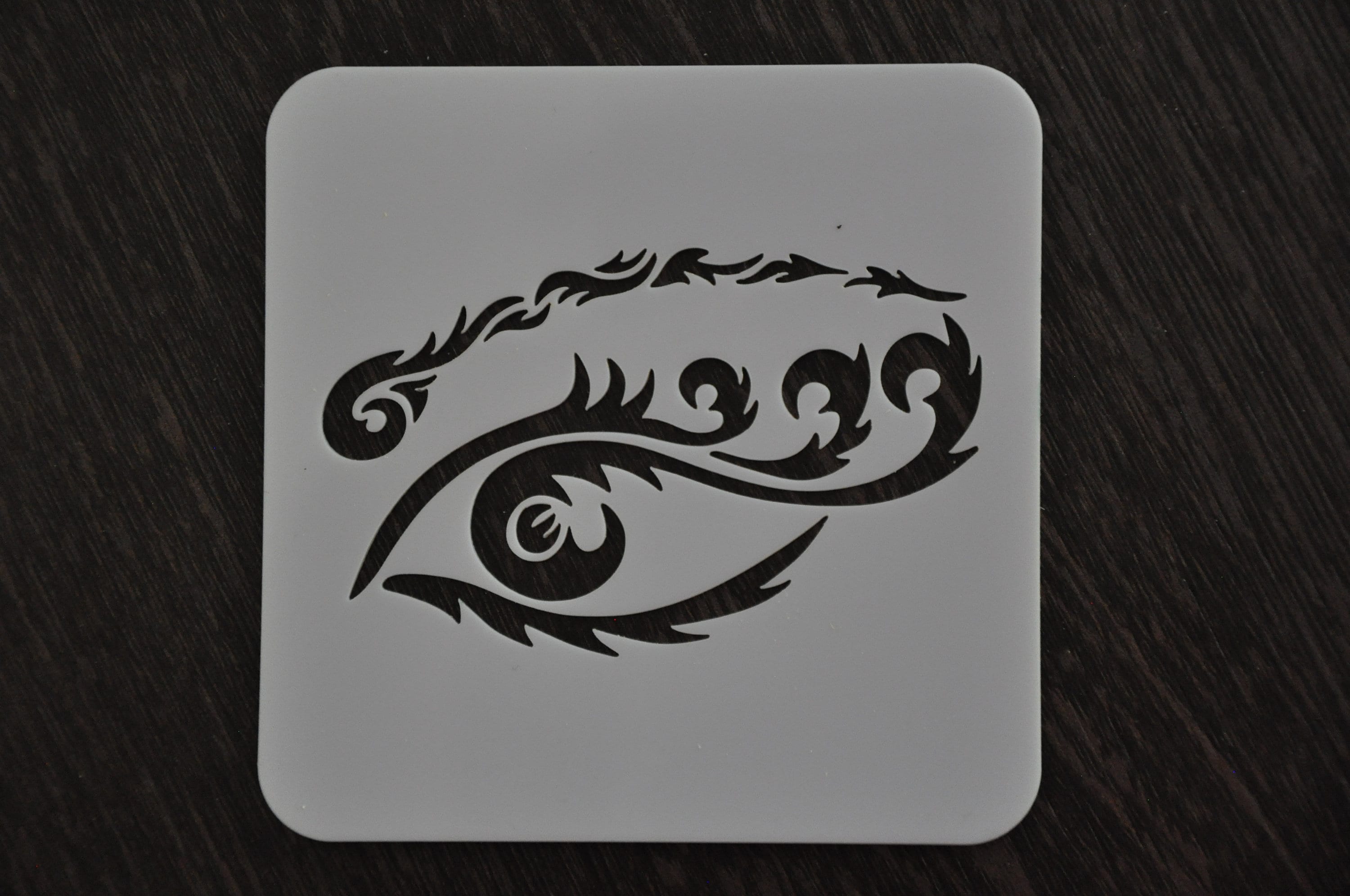 Eye Stencil Eye Lash Stencil Women Eyes Stencil Custom | Etsy