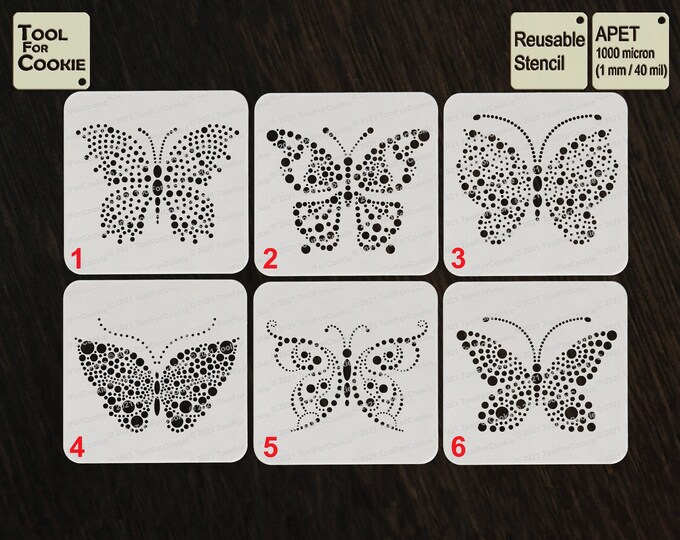 Butterfly Stencil Reusable Butterfly Stencil Art Stencil DIY Craft ...