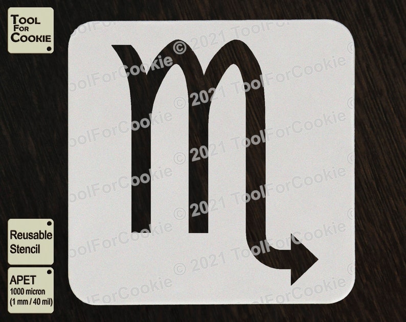 Scorpio Zodiac Stencil Astrology Signs Zodiac Sign Bundle - Etsy