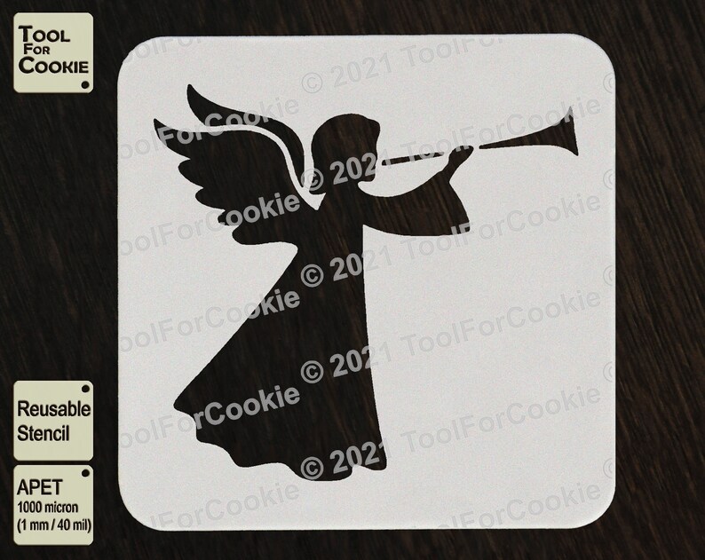 Angel Stencil - Etsy