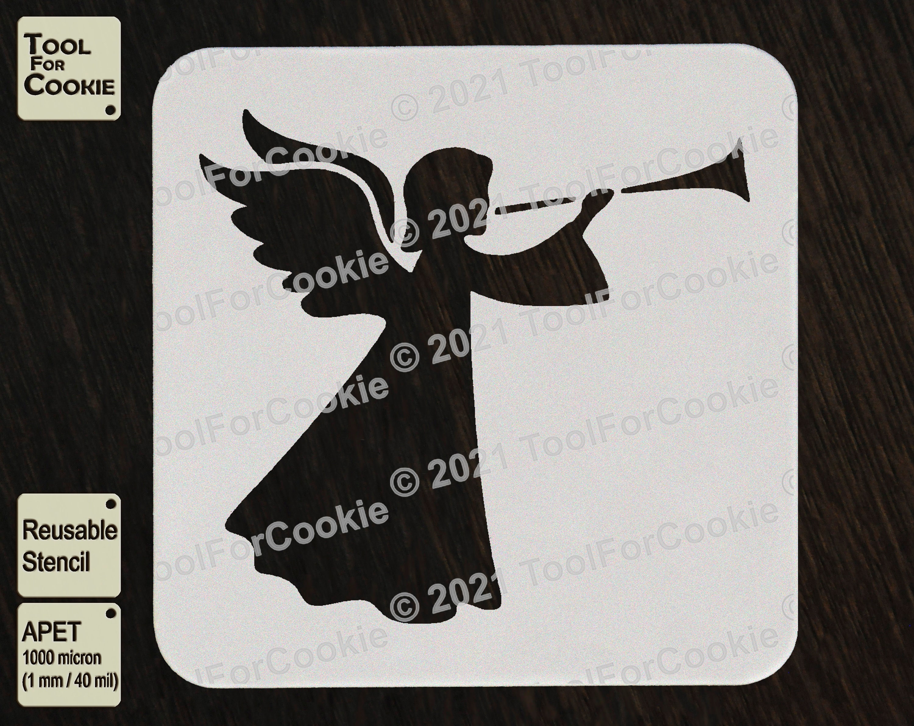 Angel Stencil - Etsy