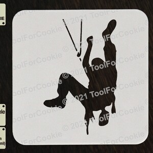 Rock Climbing Stencil, Climber Stencil - Etsy