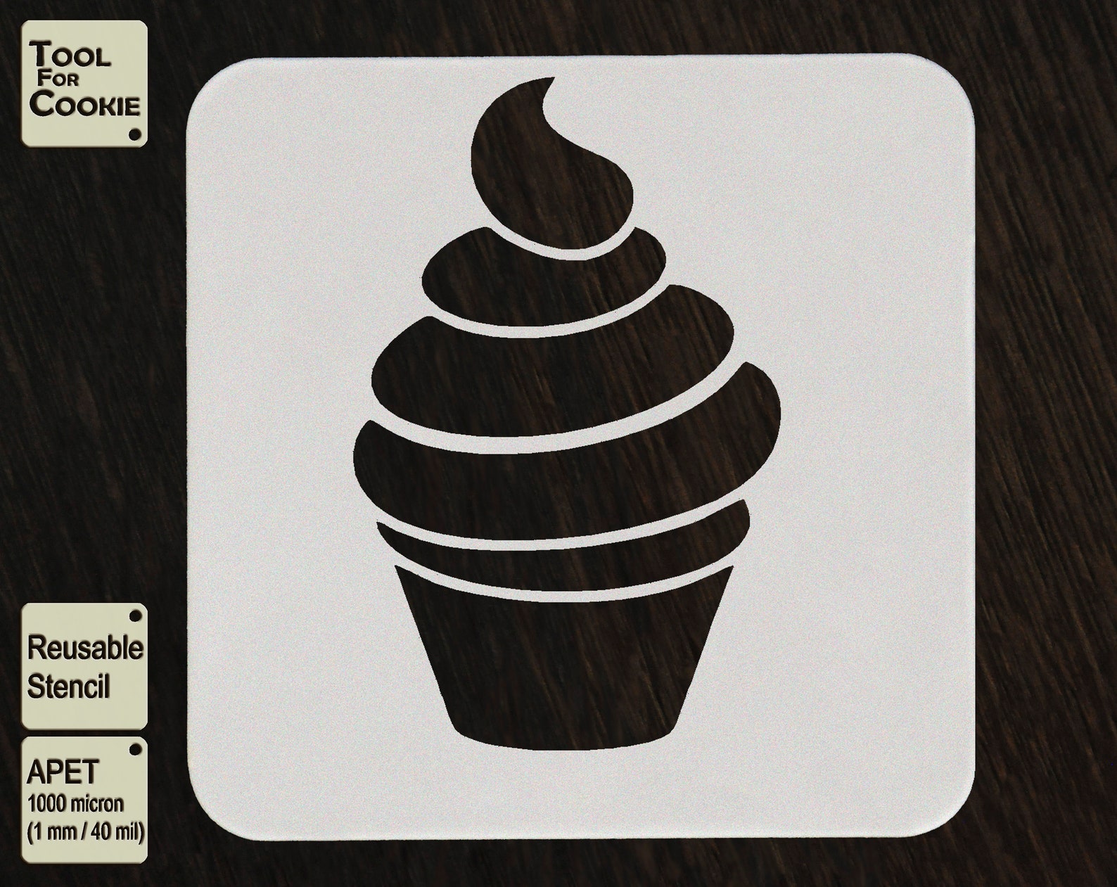 Cakes Stencil, Pie Stencil, Muffin Stencil - Etsy