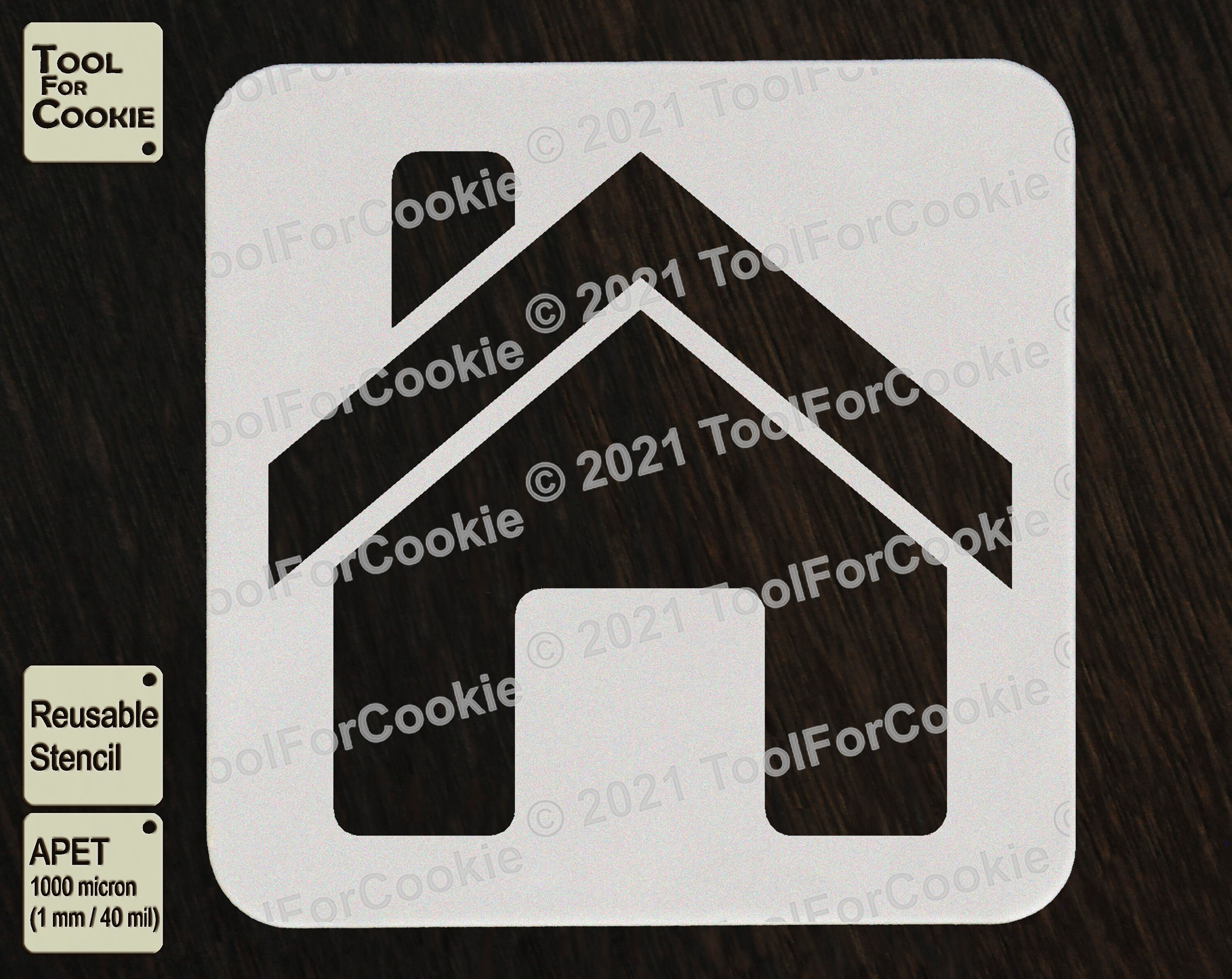 House Stencil - Etsy