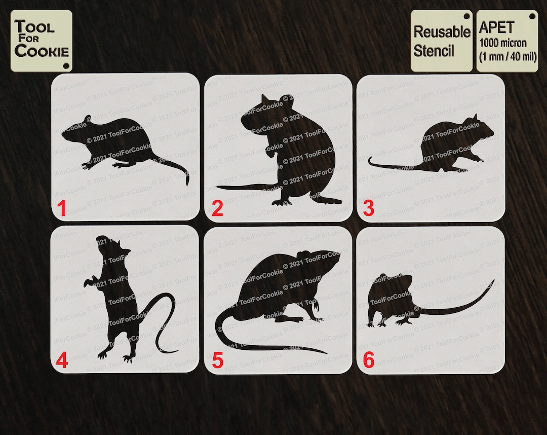 Rat Stencil - Etsy