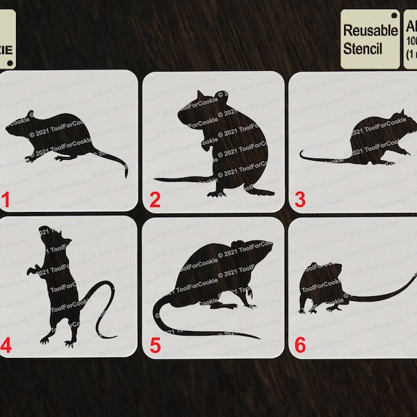 Rat Stencil - Etsy