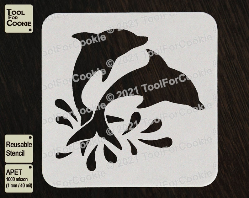 Dolphin Stencil Animal Stencil Fish Stencil Custom Stencil - Etsy