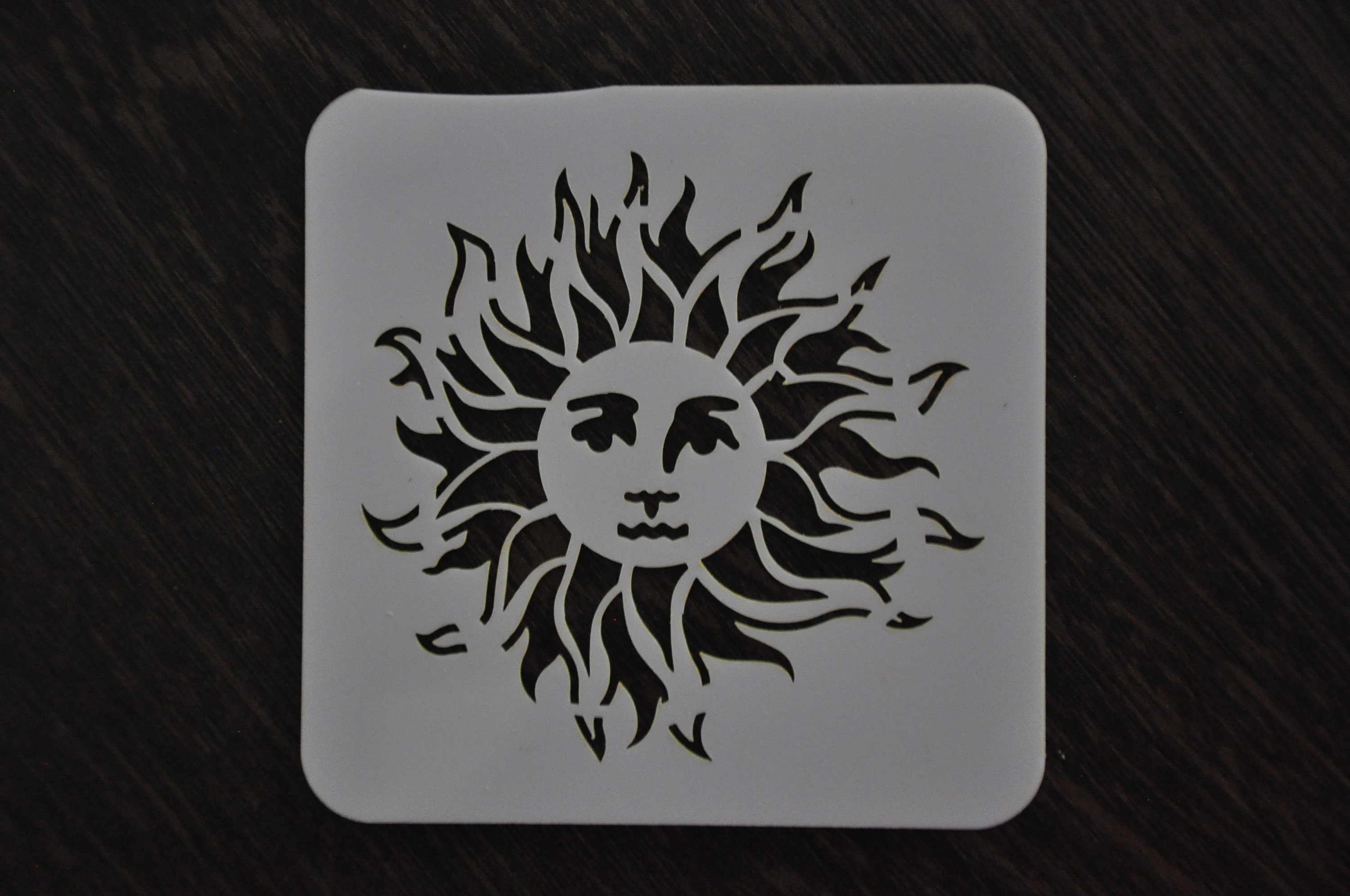 Sun Stencil Custom Stencil Any Font Any Design Any Size - Etsy