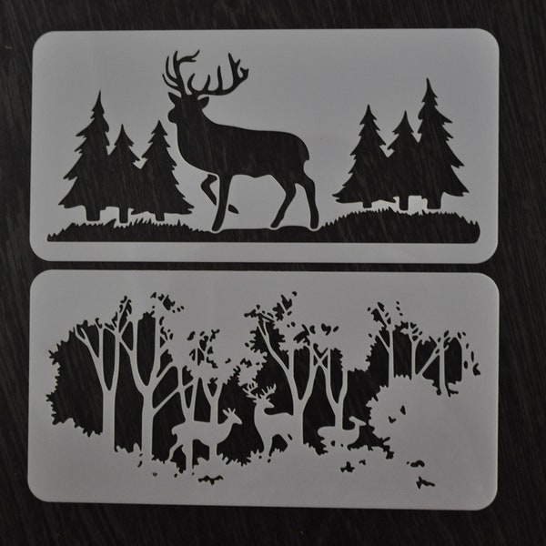 Deer Stencils - Etsy