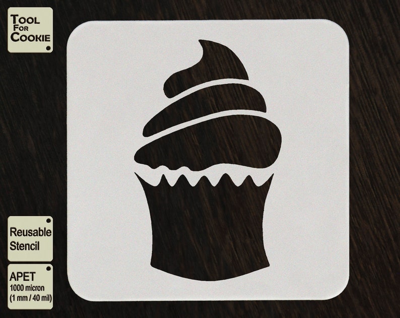 Cakes Stencil, Pie Stencil, Muffin Stencil - Etsy