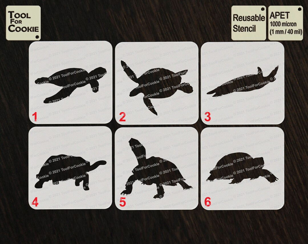 Tortoise Stencil, Turtle Stencil - Etsy