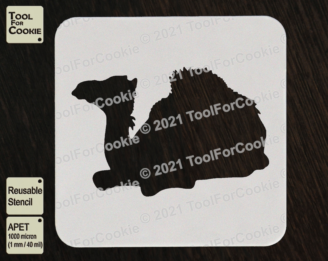 Desert Camel Stencil - Etsy