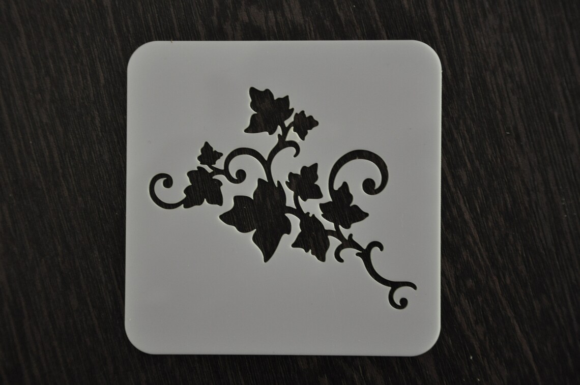 Ivy Stencil, Custom Stencil, Flower Stencil, Stencils - Etsy