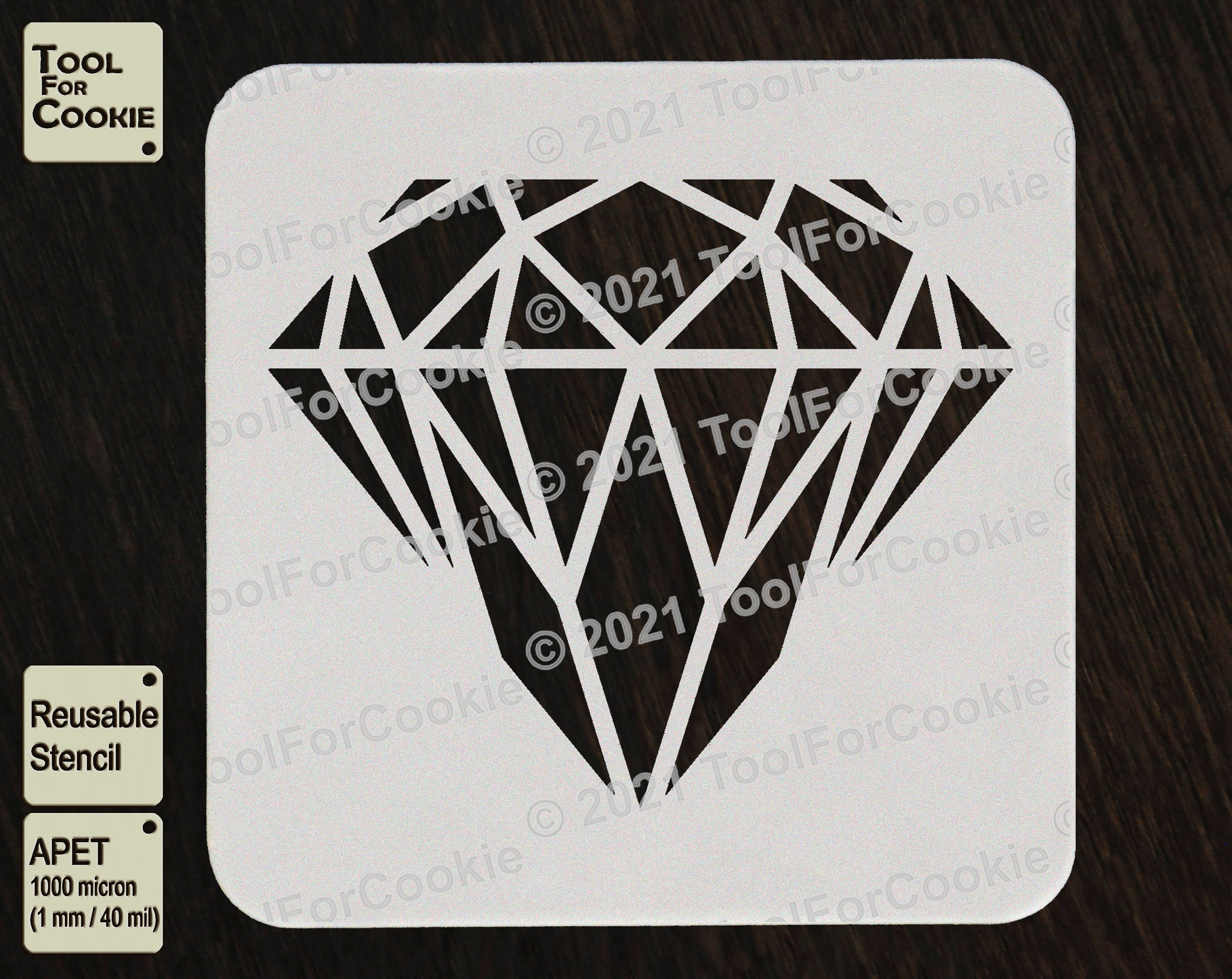 Diamond Stencil - Etsy