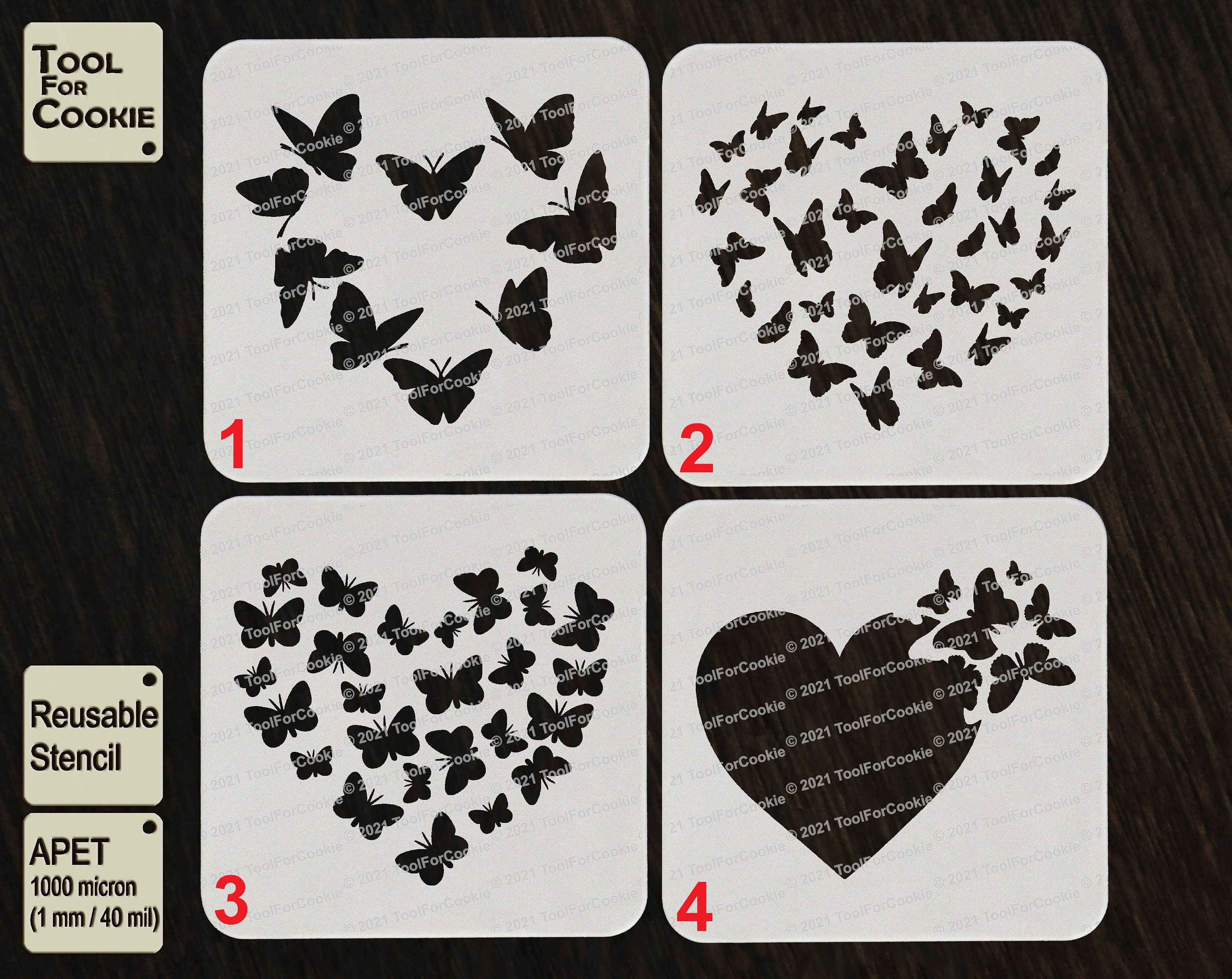 Butterfly Stencil | Etsy