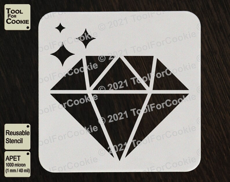 Diamond Stencil - Etsy