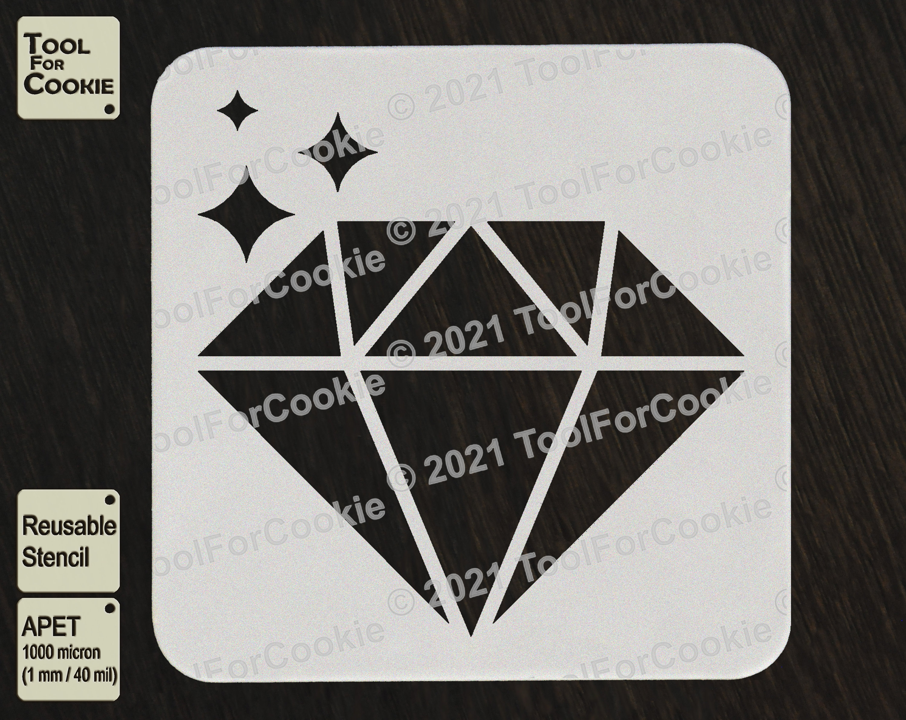 Diamond Stencil - Etsy