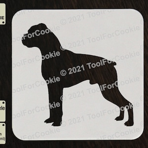 Boxer Dog Stencil - Etsy