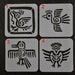 Mayan Stencil, Aztec Symbols Stencil, Custom Stencil, Any Font, Any ...