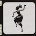 African Tribal Dancer Stencil, African Motives Art - Etsy