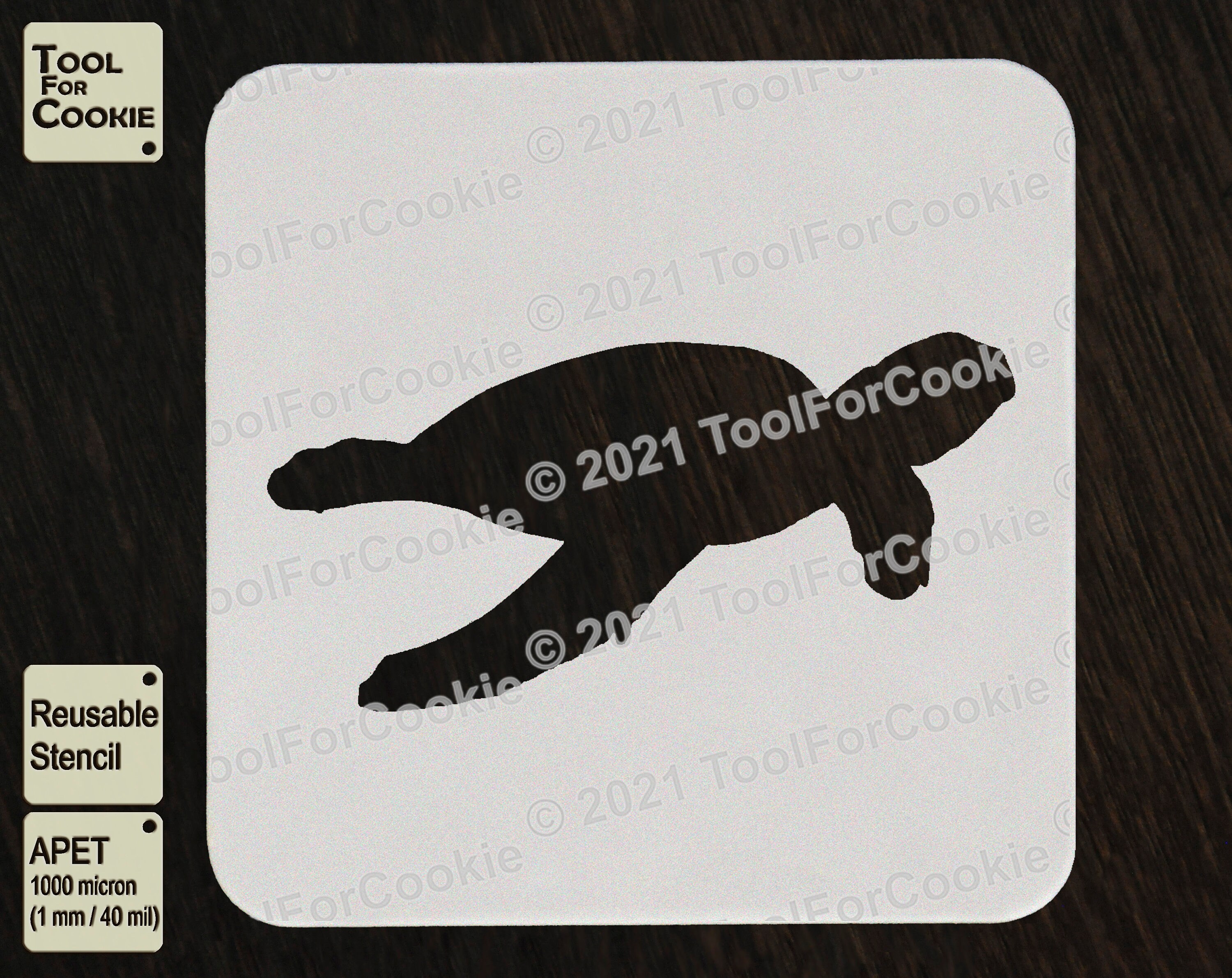 Tortoise Stencil Turtle Stencil | Etsy