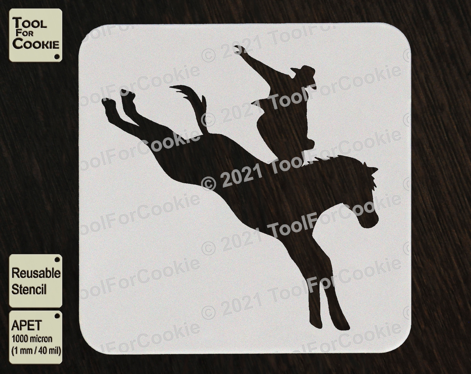 Rodeo Stencil - Etsy