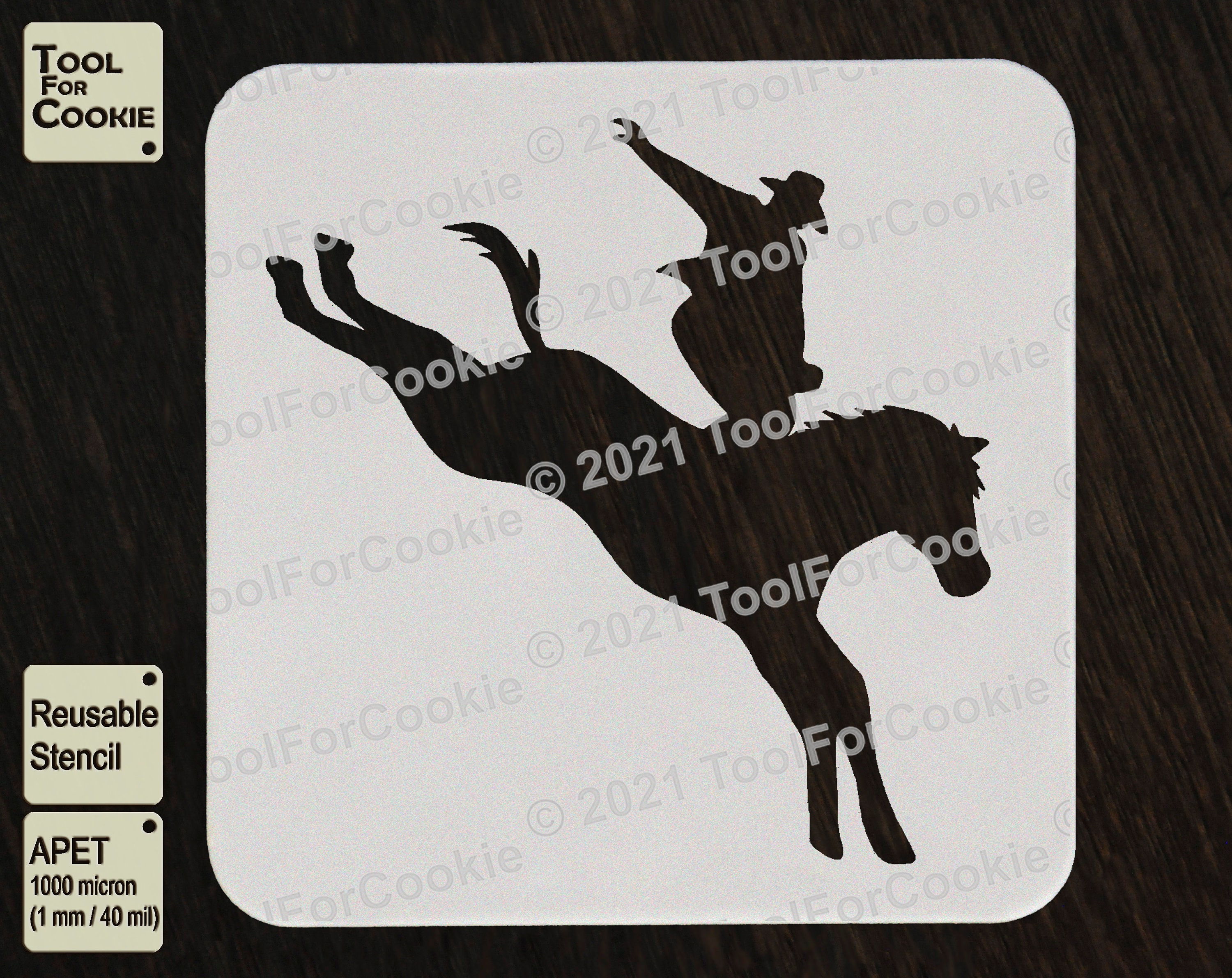 Rodeo Stencil - Etsy