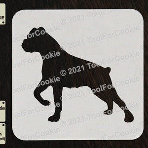 Boxer Dog Stencil - Etsy