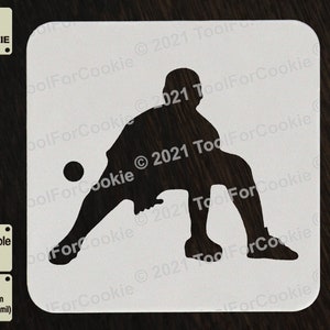 Baseball Stencil, Baseball Player Stencil - Etsy Australia