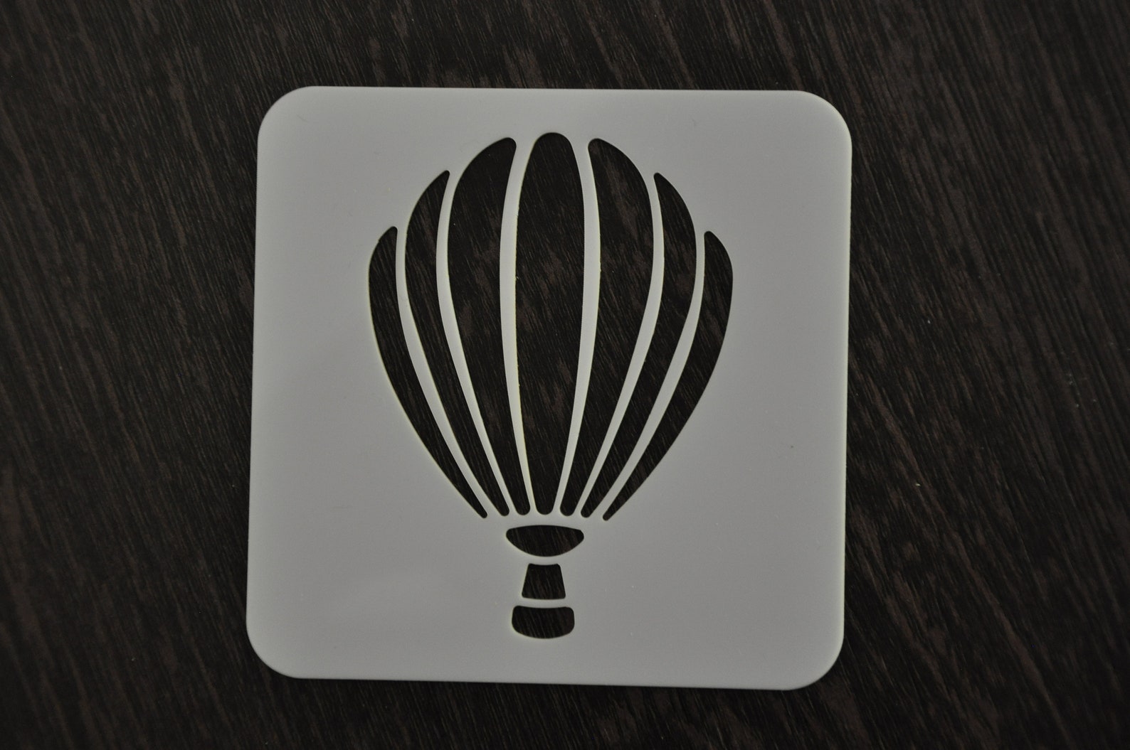 Balloon Stencil Hot Air Balloon Custom Stencil Any Font Any - Etsy