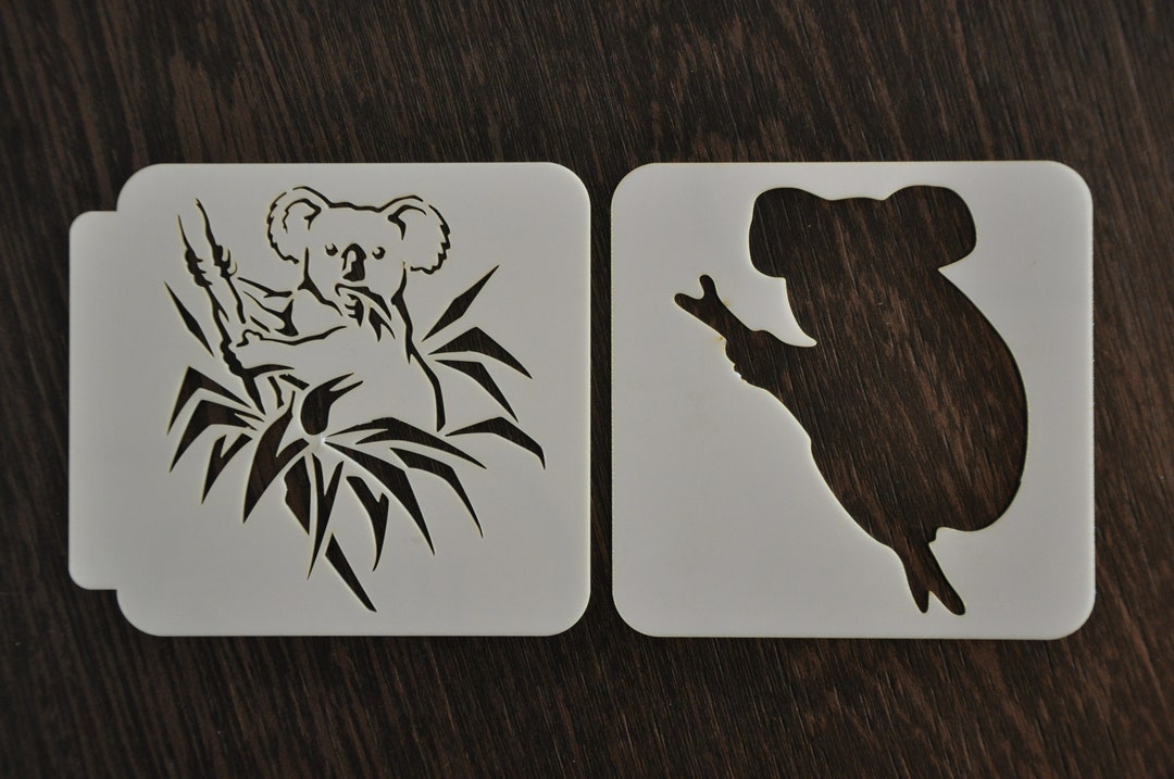 Koala Stencil, Custom Stencil, Any Font, Any Design, Any Size, Stencils ...