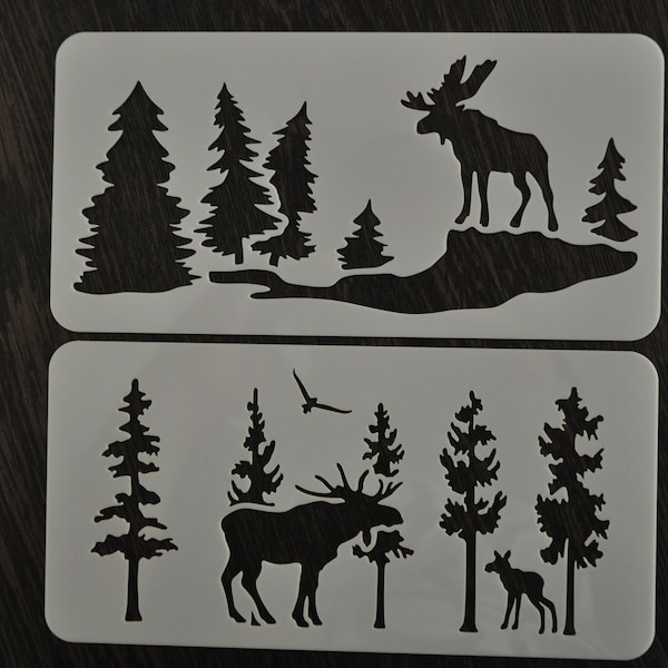 Moose Stencil - Etsy