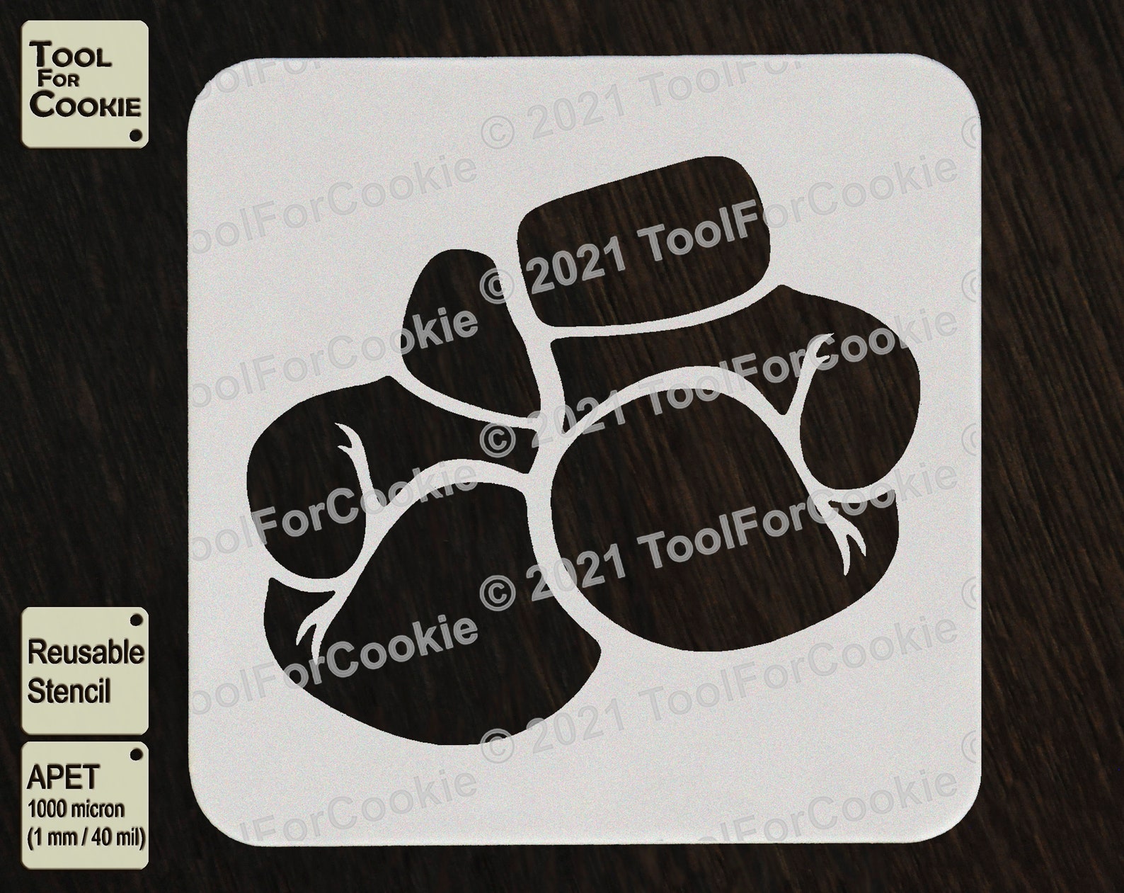 Boxing Gloves Stencil - Etsy