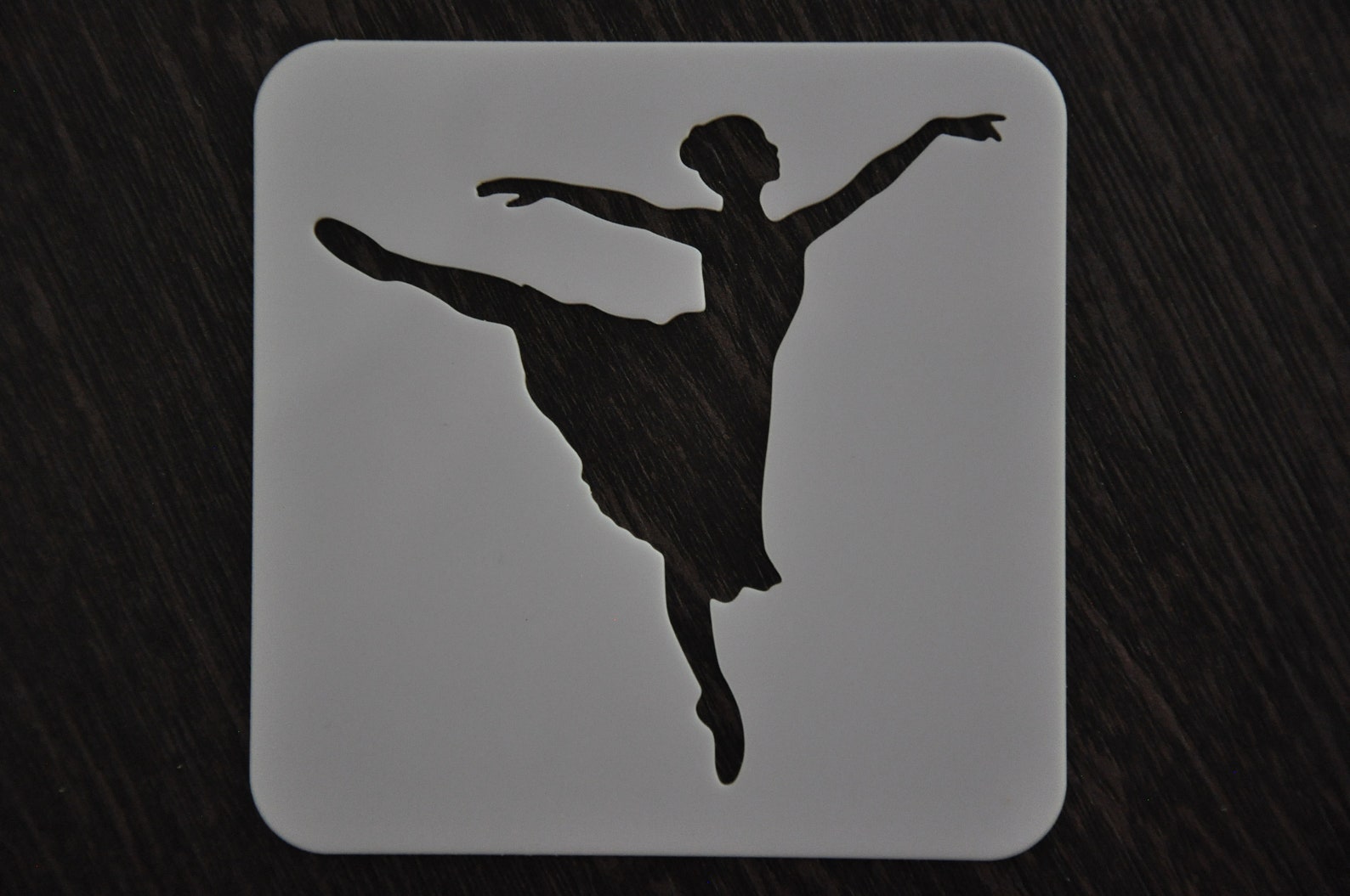 Ballerina Stencil Ballet Stencil Custom Stencil Any Font - Etsy