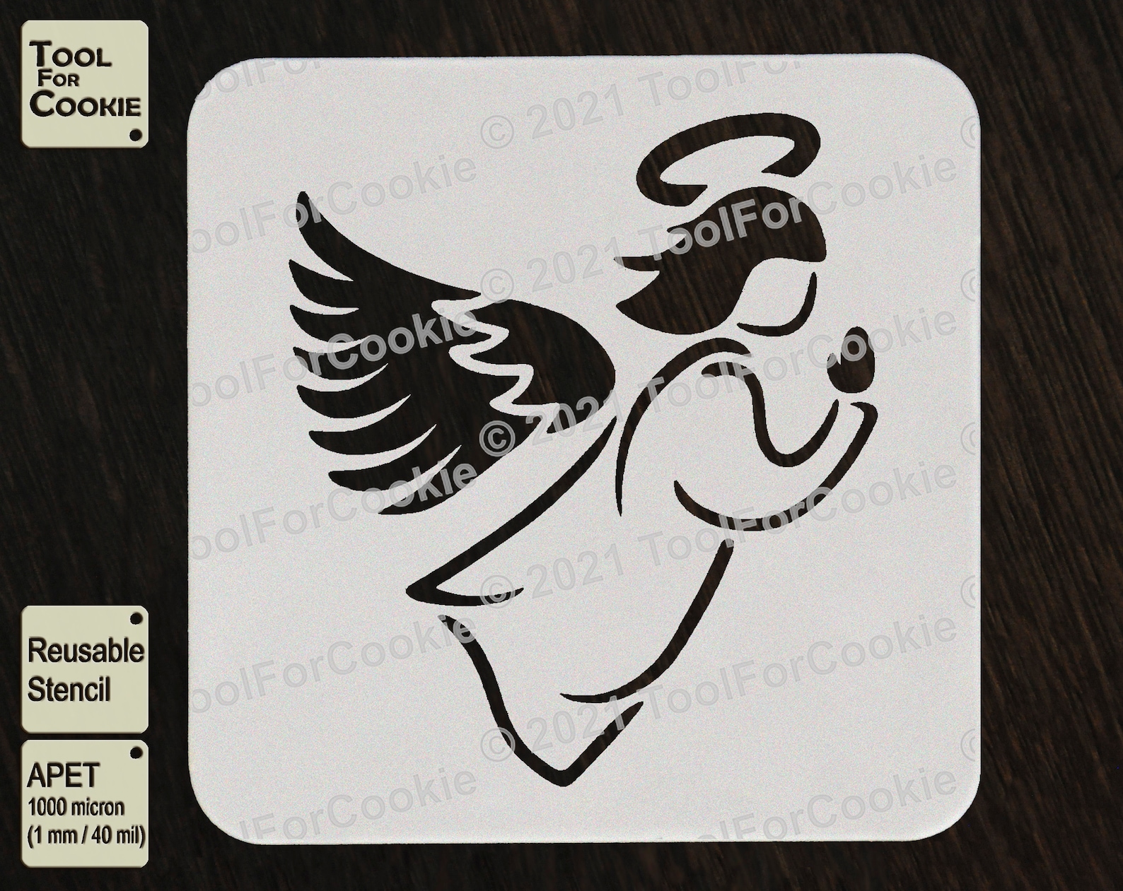 Angel Stencil - Etsy