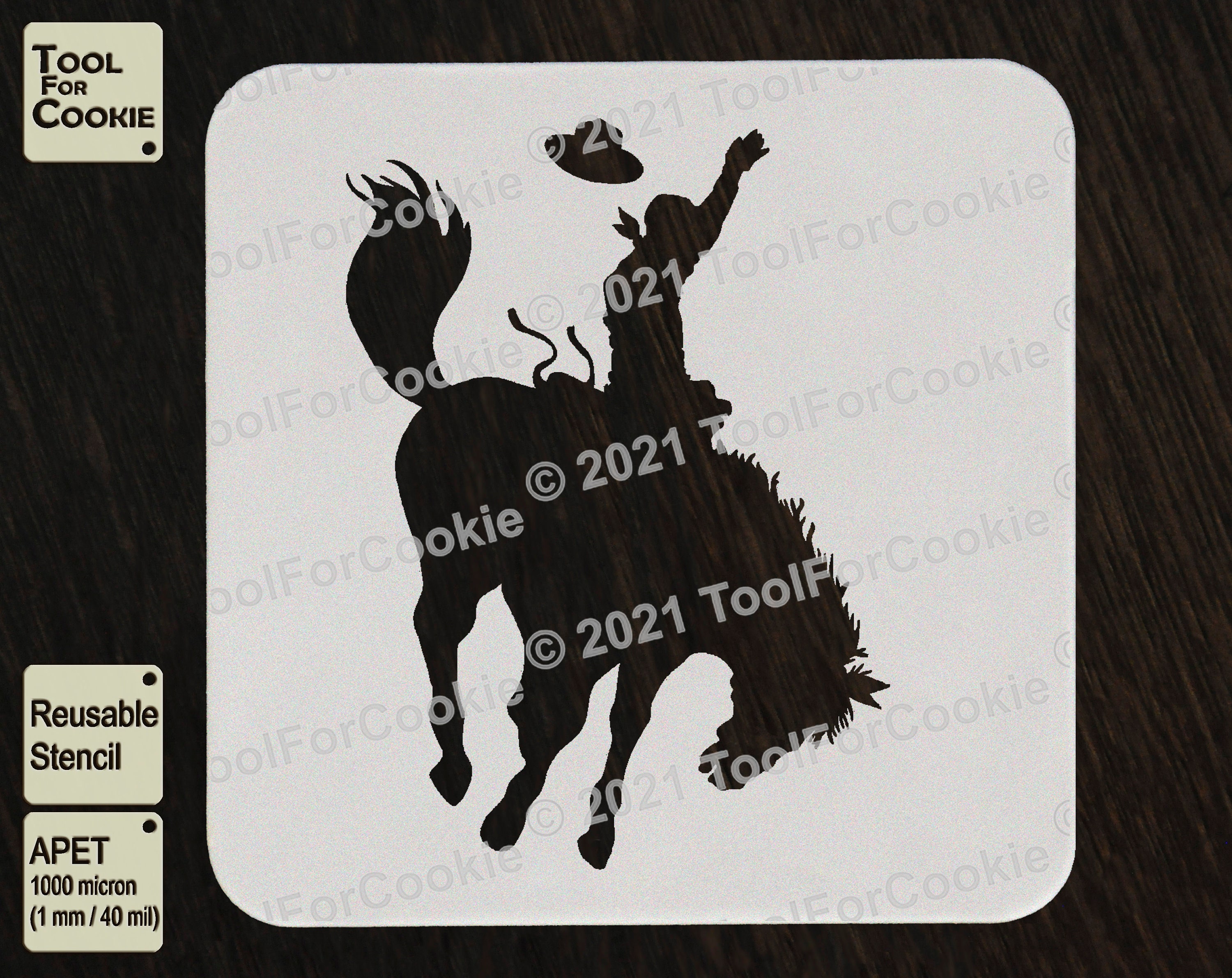 Rodeo Stencil - Etsy